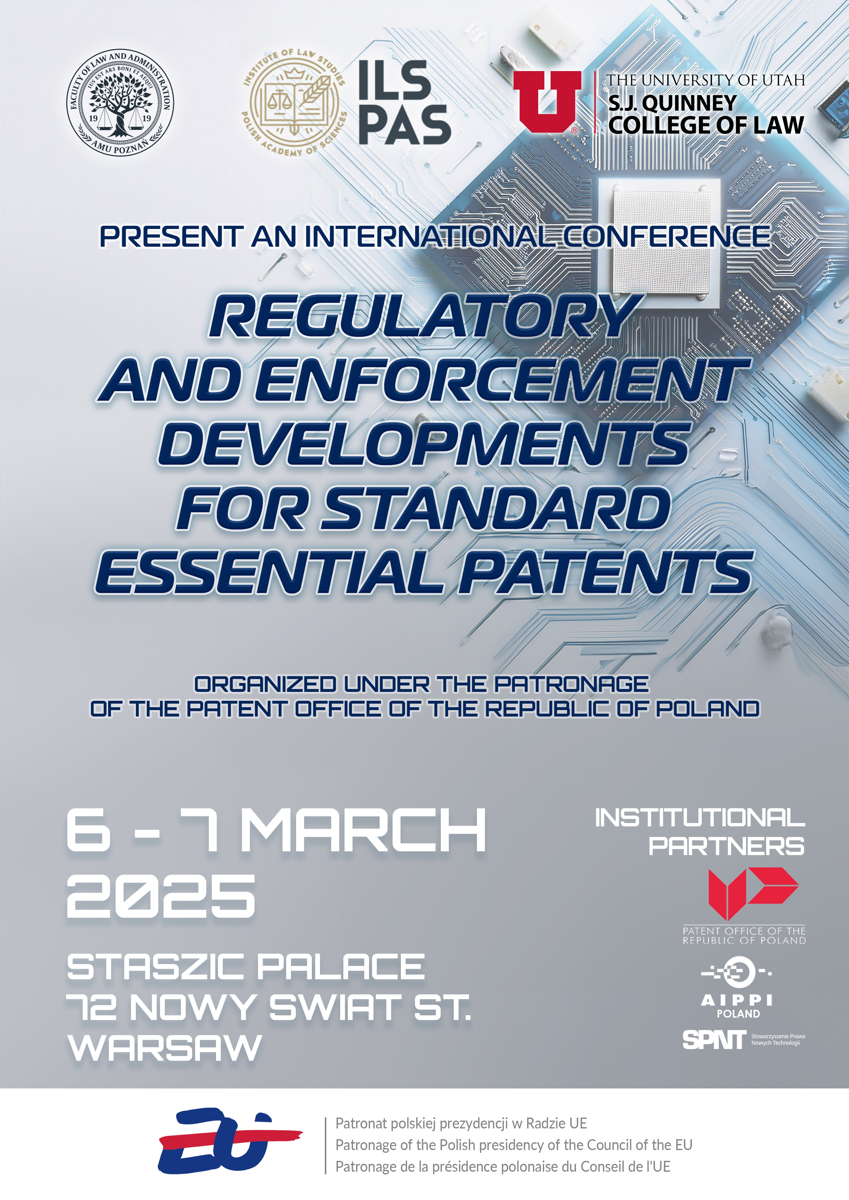 Warsaw SEP Conference: „Regulatory and Enforcement Developments for ...